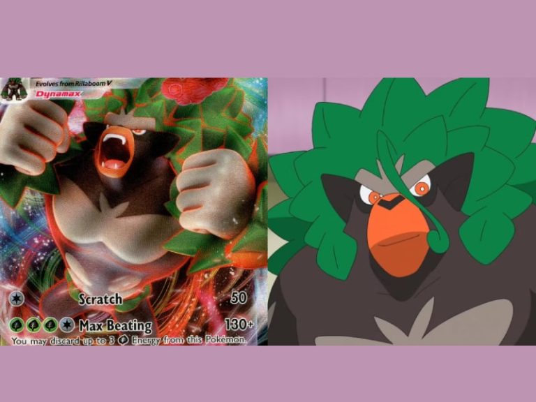 Pokémon VMAX là gì? 6 lý do thẻ bài Rillaboom VMAX gây sốt